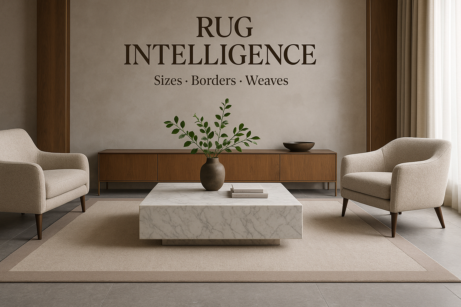Rug Intelligence: Sizes, Borders & Weaves That Feel Expensive | TAS ...
