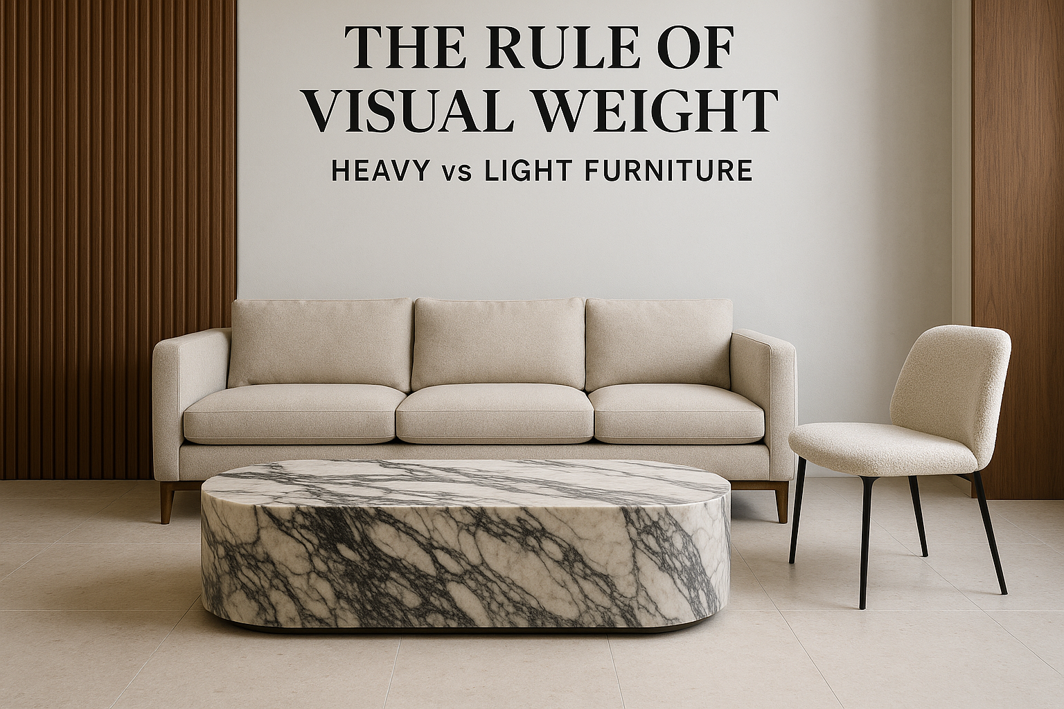 Visual Weight & Perception: How Furniture Shapes Rooms | TAS Living ...